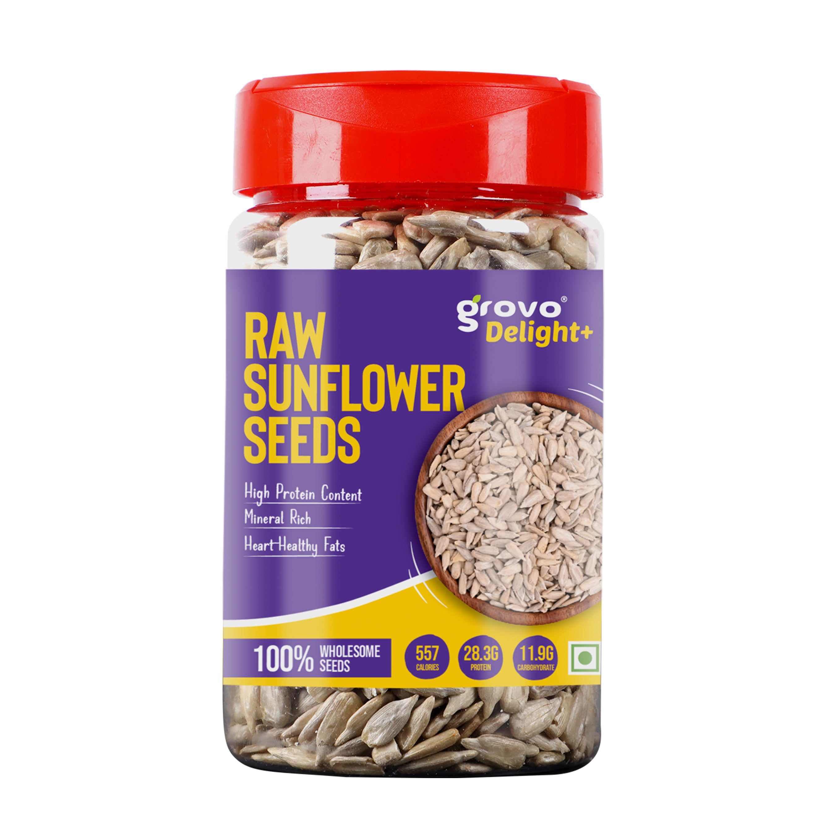 Grovo Delight+ Raw Sunflower Seeds 200g – Grovo Foods