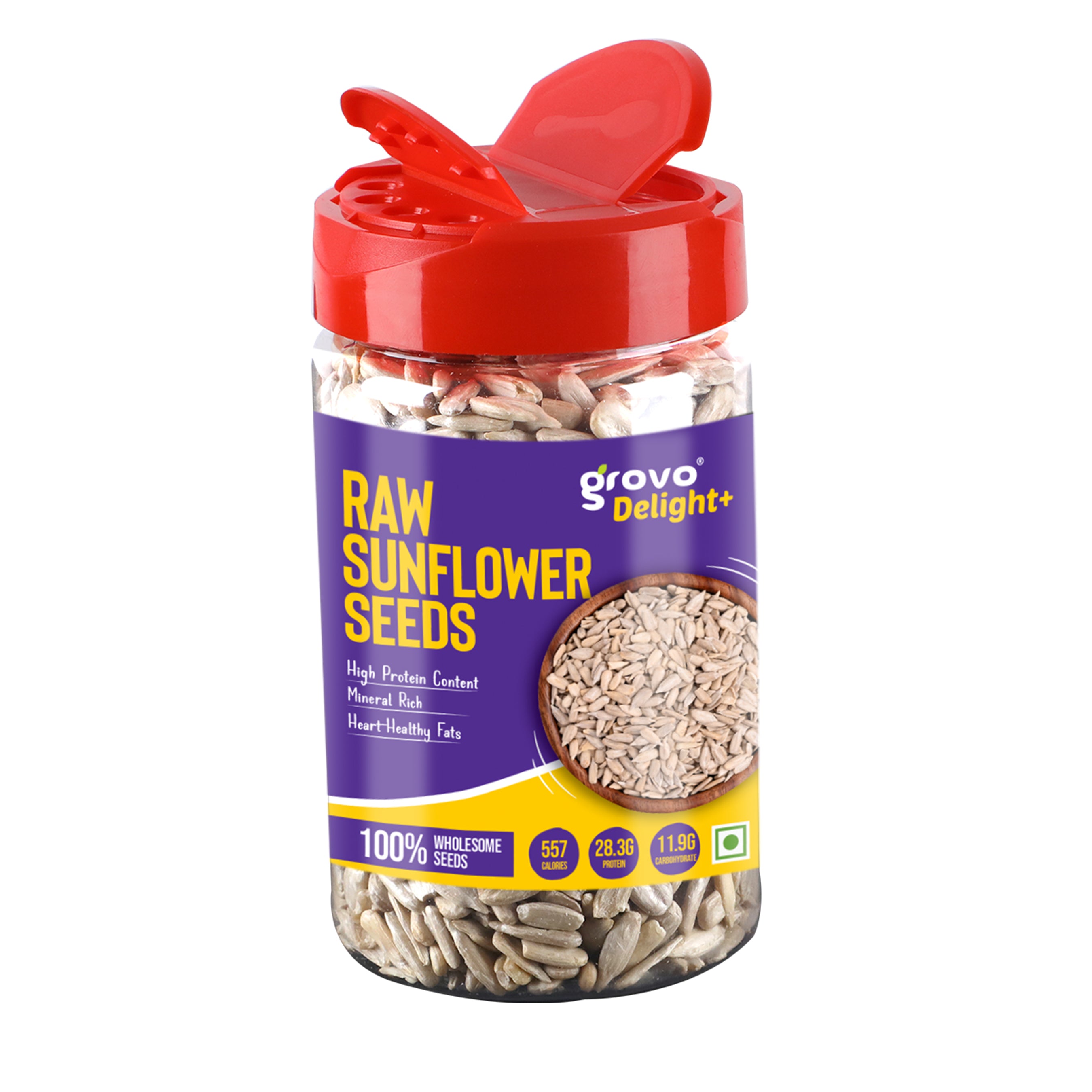 Grovo Delight+ Raw Sunflower Seeds 200g – Grovo Foods