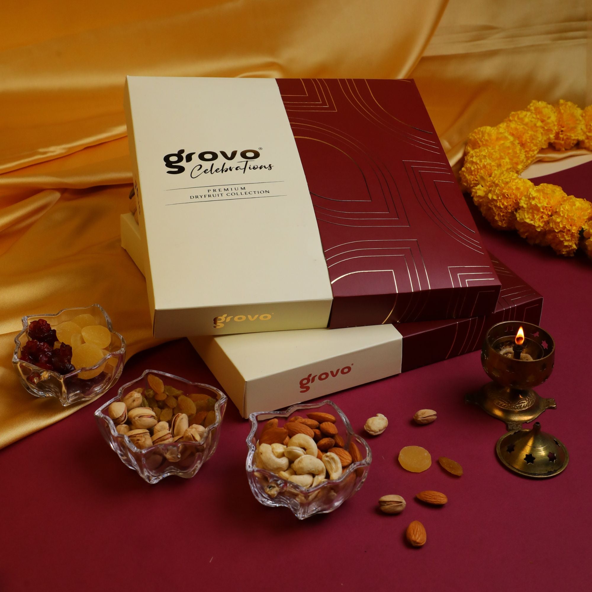Grovo Celebrations Radiant Premium Dry Fruit Gift Set – Grovo Foods